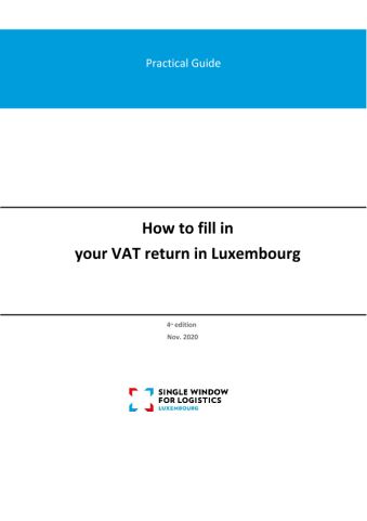 Practical guide: Fill in your VAT return — Single Window for Logistics ...