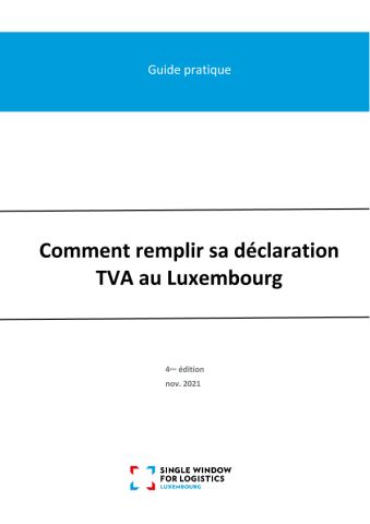 Guide pratique : Remplir sa déclaration TVA — Single Window for ...